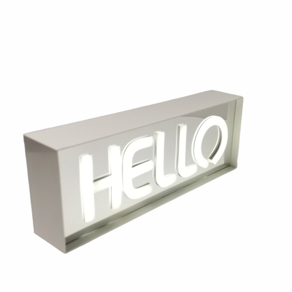 LockerMate | Accents | Hello Decorative Neon Light Sign | Poshmark